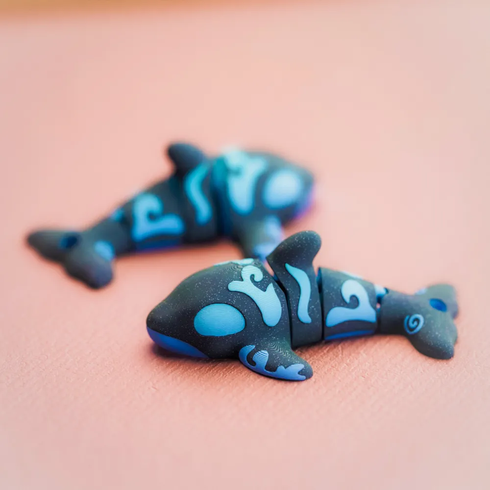 Flexi Tribal Orca - Free 3D Print Model - MakerWorld