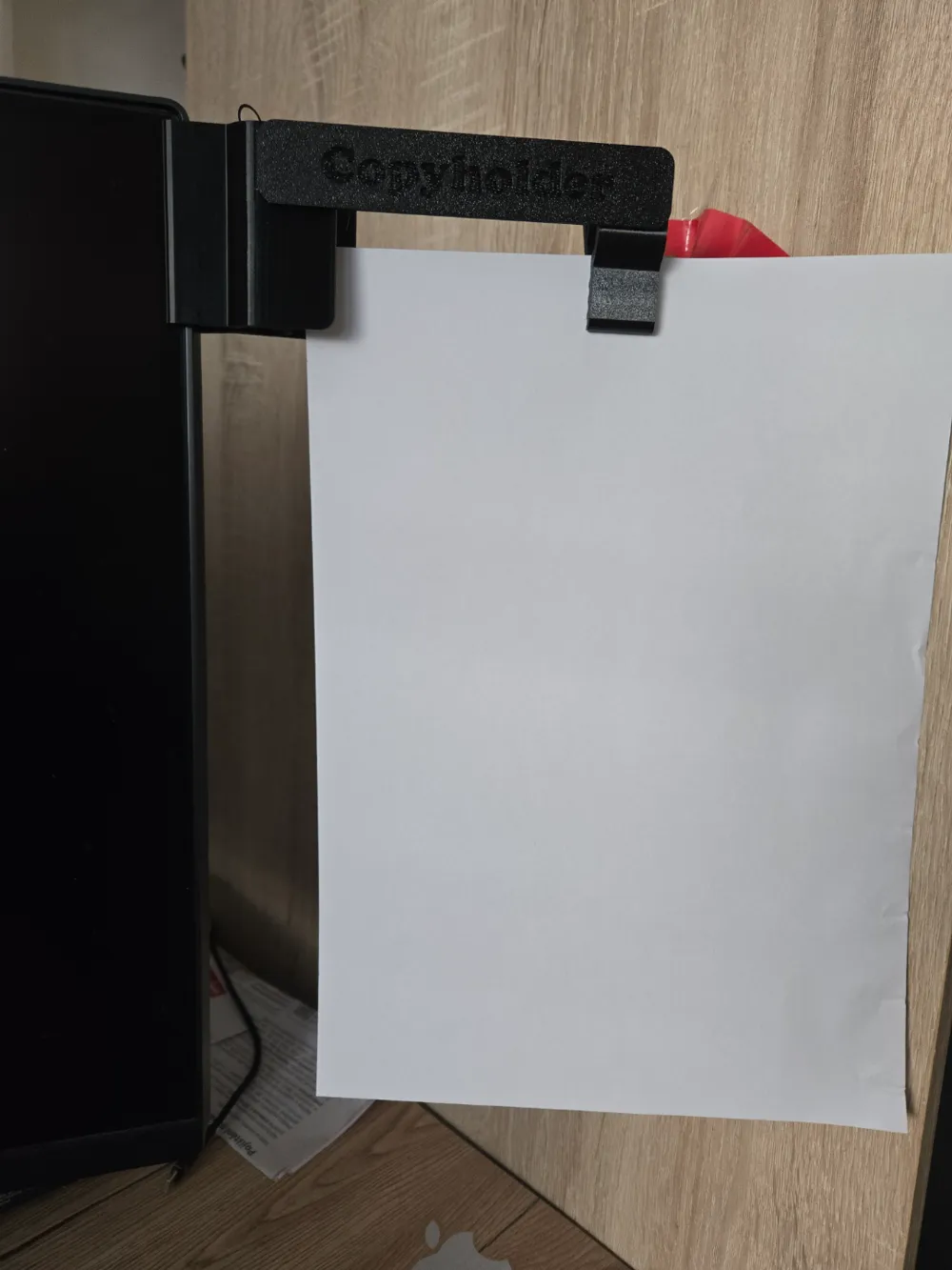 Monitor Mount Document Clip by 3Dcrabi MakerWorld: Download Free 3D Models