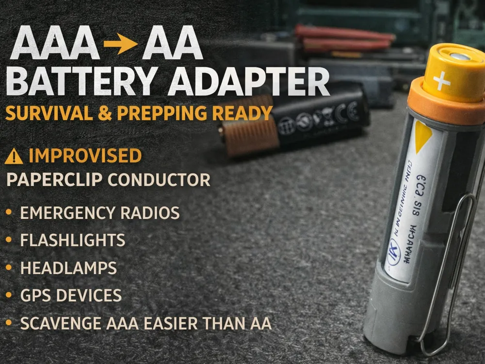 AAA → AA Battery Adapter - Free 3D Print Model - MakerWorld