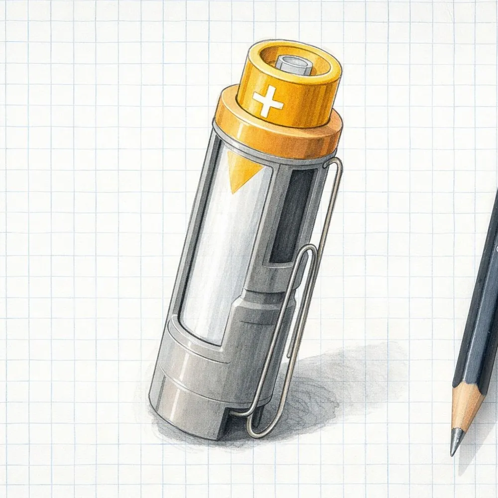 AAA → AA Battery Adapter - Free 3D Print Model - MakerWorld