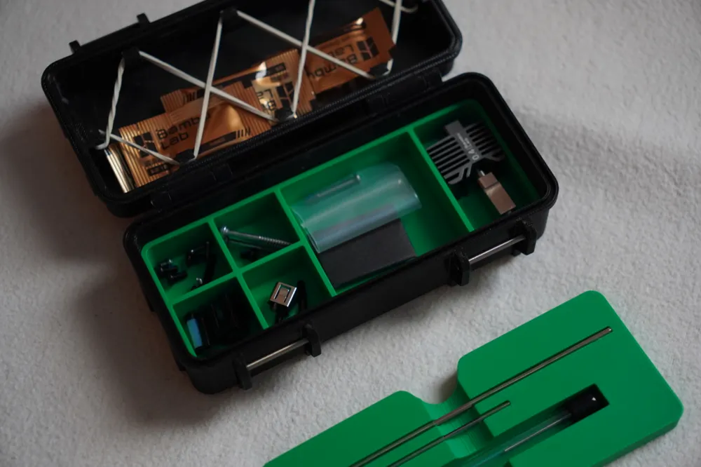 BAMBU LAB P1S X1C TOOLKIT ORGANIZER RUGGED BOX 2.0 - Free 3D Print ...