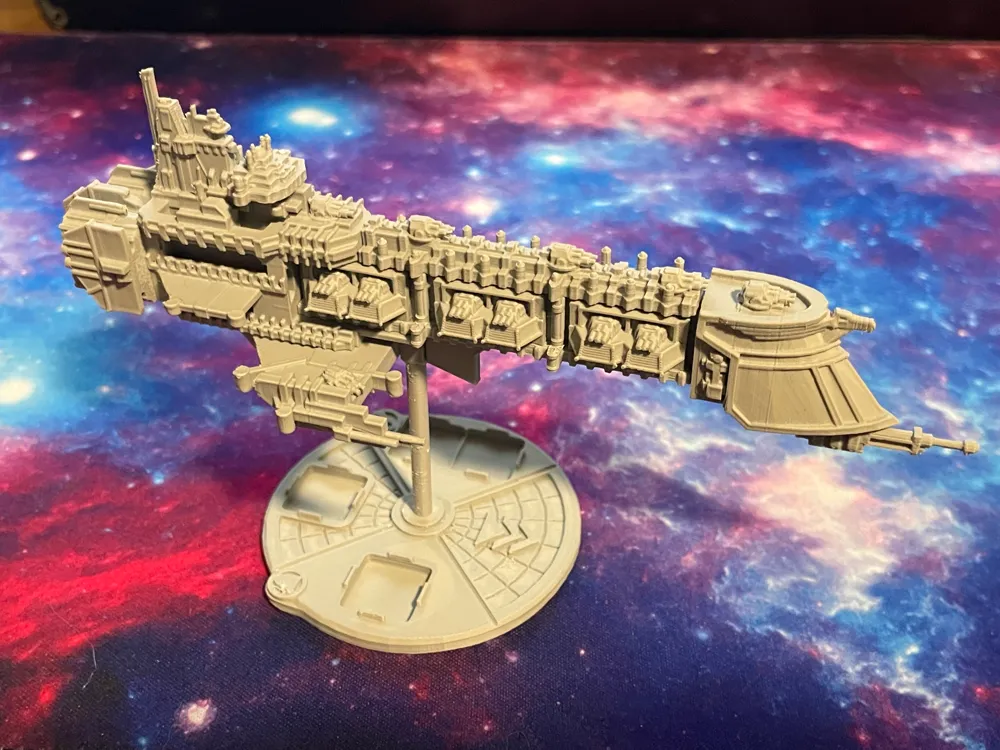 BFG Imperial Navy Apocalypse Class Battleship Remixed by ArcaneEternal - MakerWorld