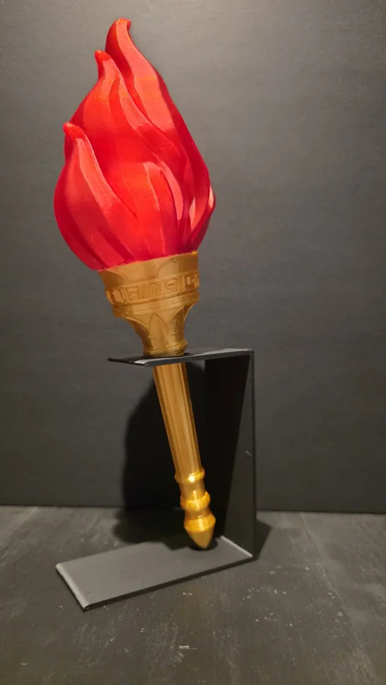 Greek Mythology Theseus Torch – LED Flame Insert - Free 3D Print Model ...