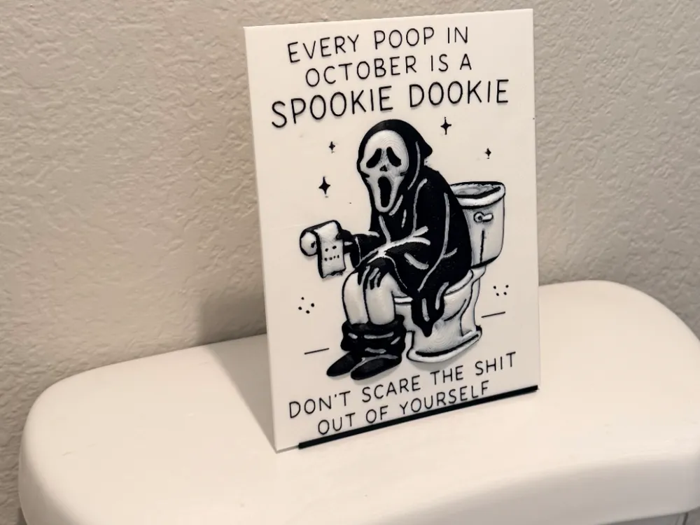 Spookie Dookie Art - Free 3D Print Model - MakerWorld