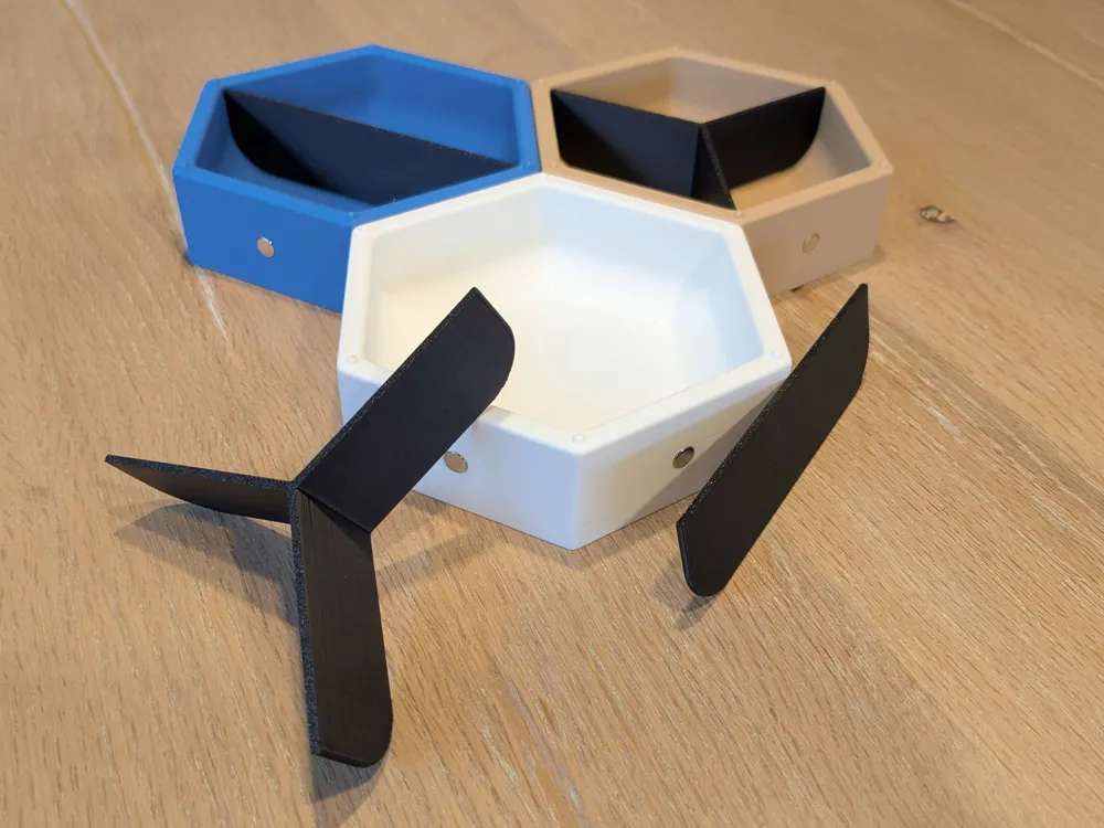Board Game Trays - Hexagonal Modular and Magnetic - Free 3D Print Model ...