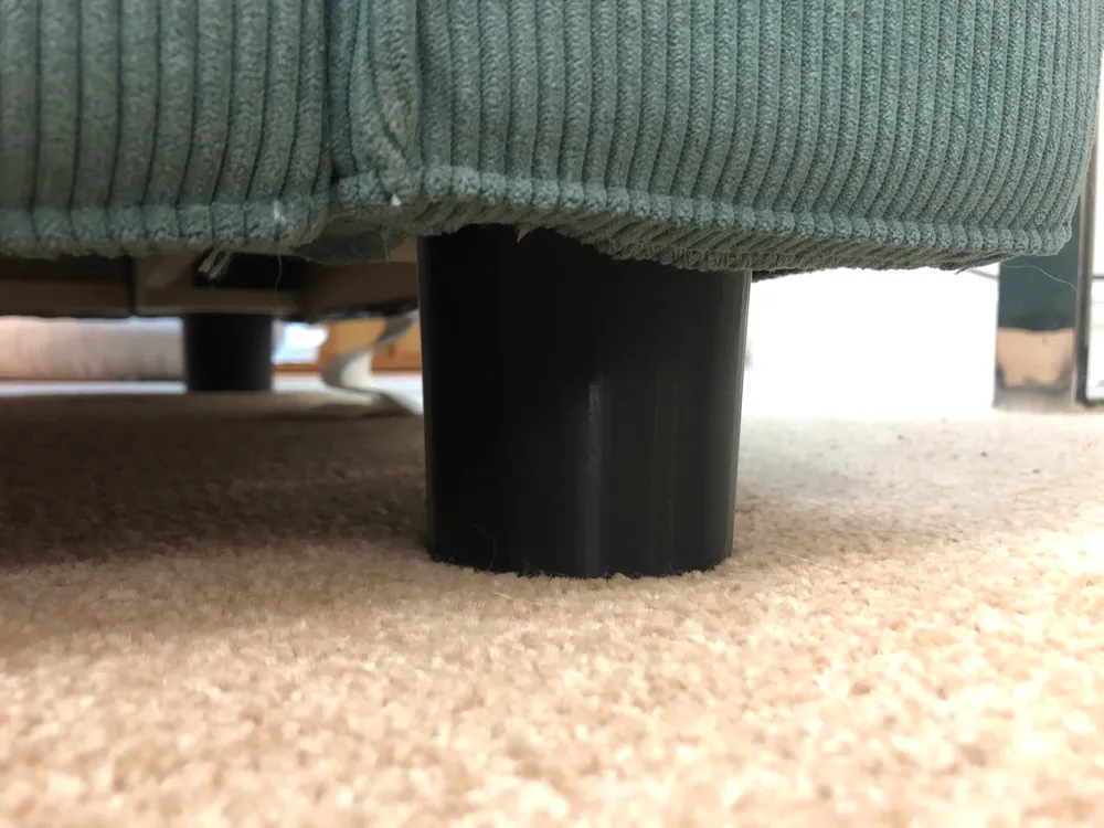 Round Ikea Kivik Sofa Feet riser/extension by StarcrusaderMakerWorld ...