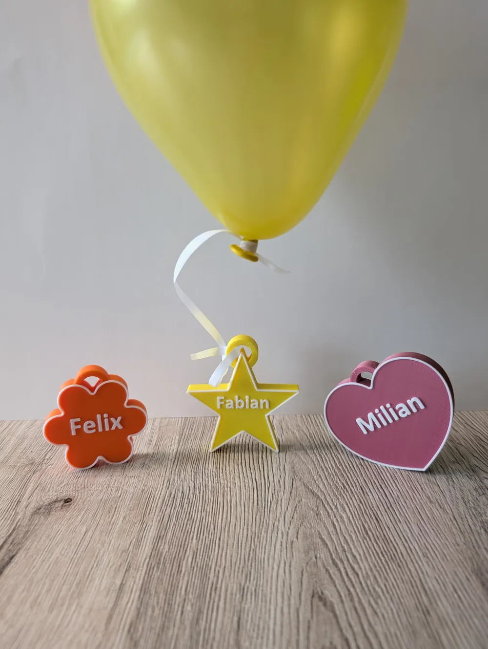 Customizable Balloon Weight Flower Star Heart - Free 3D Print Model ...