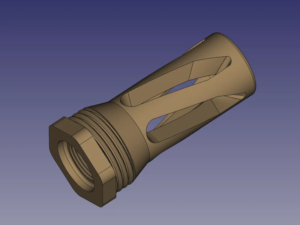 HUXWRX FLOW 556K SUPPRESSOR (Sound Suppressor Decoration, Muzzle Flash ...