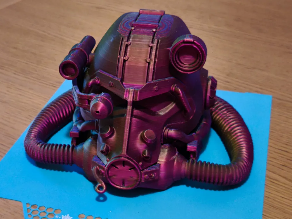 Fallout: Helmet t-60 scale - Free 3D Print Model - MakerWorld