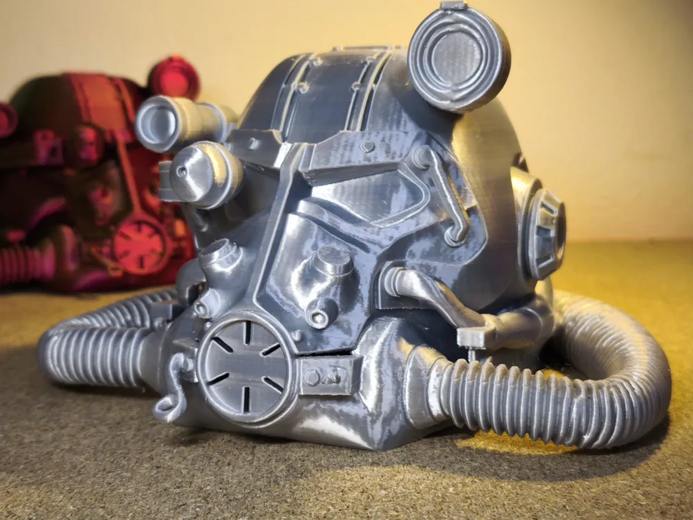 Fallout: Helmet t-60 scale - Free 3D Print Model - MakerWorld