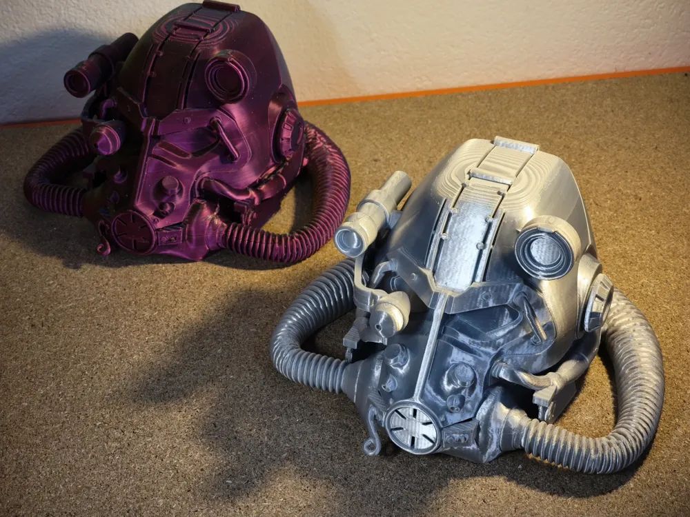 Fallout: Helmet t-60 scale - Free 3D Print Model - MakerWorld