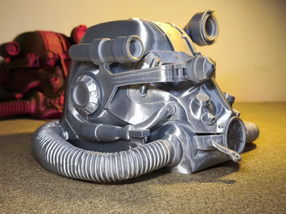 Fallout: Helmet t-60 scale - Free 3D Print Model - MakerWorld