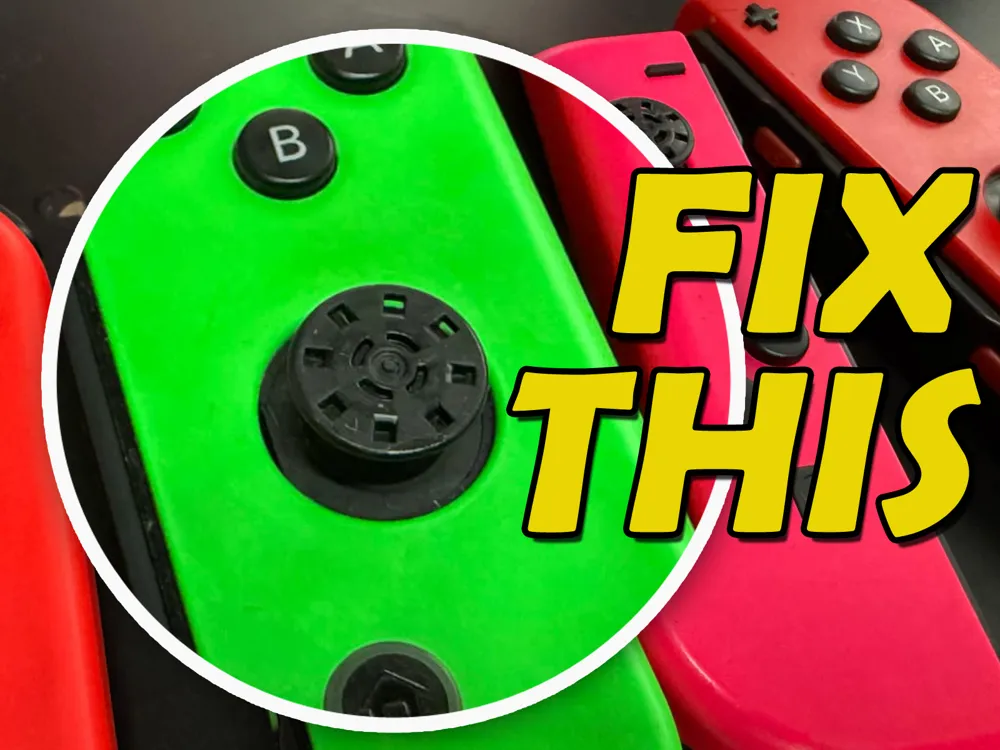 Joy-Con Stick Repair (No Glue Needed) by Calebtw - MakerWorld