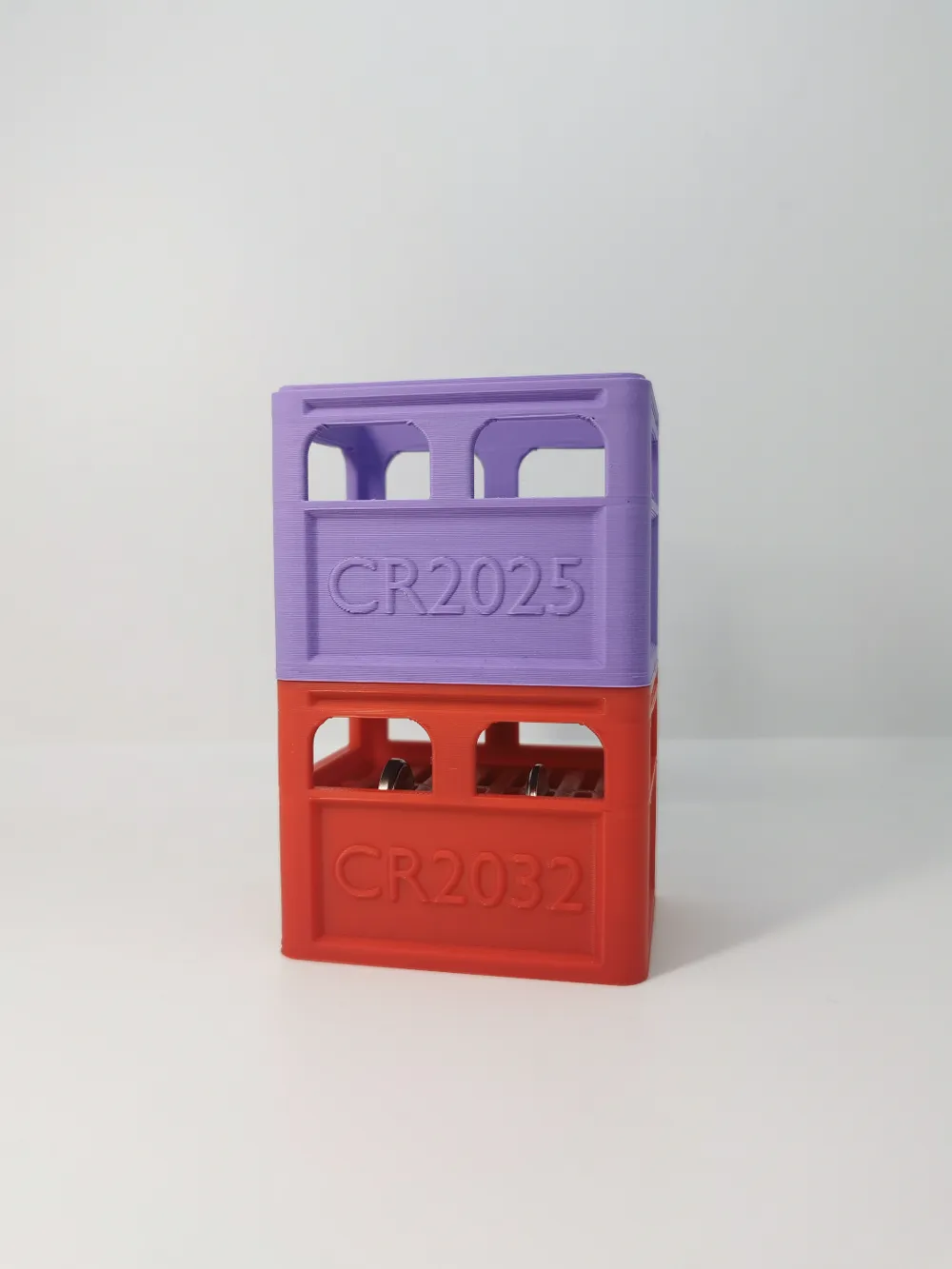 Stackable Beer Crates AA AAA 9V CR2025 CR2032 by 2D Art - MakerWorld