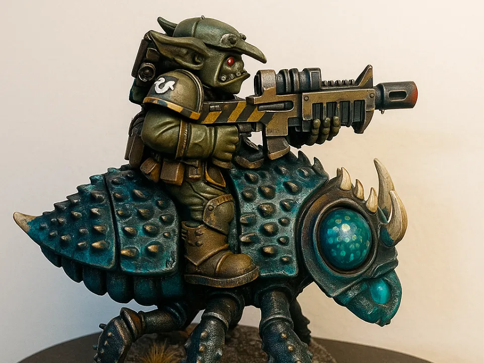 Sci-Fi Insect War Beetle Rider by Maker Girl Millie MakerWorld: Download Free 3D Models