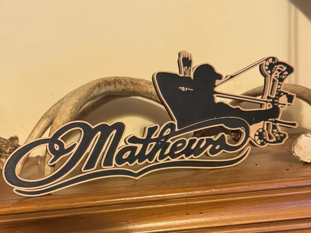 Logotipo de Mathews Archery - Modelo de impresión 3D gratuito - MakerWorld