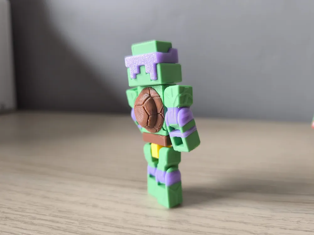 TMNT Inspired Blocky Ninja Turtle-Minecraft Style by Spennolio ...