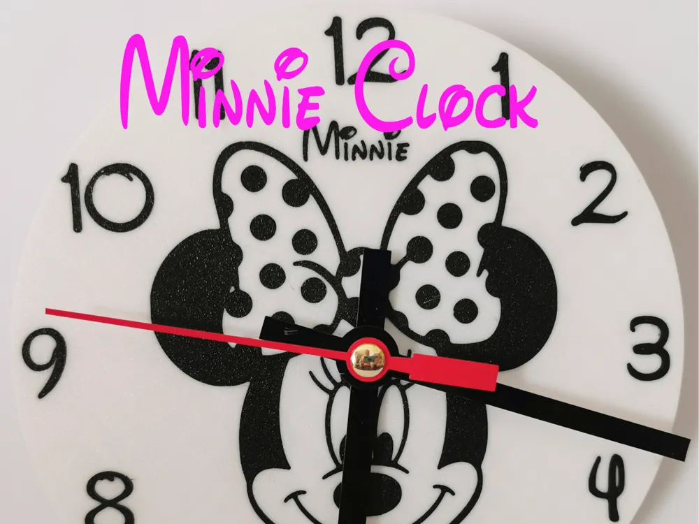 Disney - Minnie Clock by CUBE 3D_LAB - MakerWorld