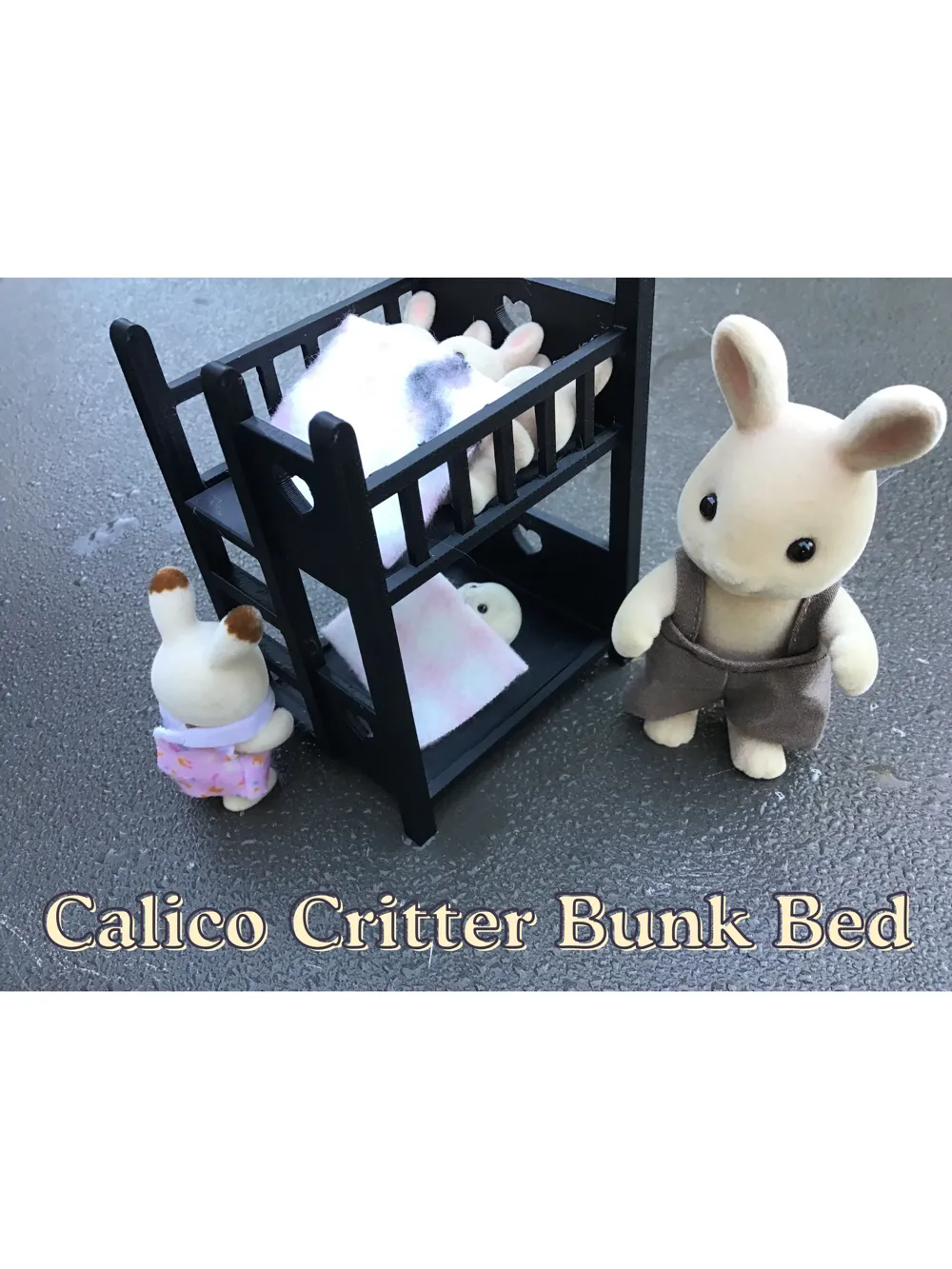 Calico Critter Bunk Bed - Free 3D Print Model - MakerWorld