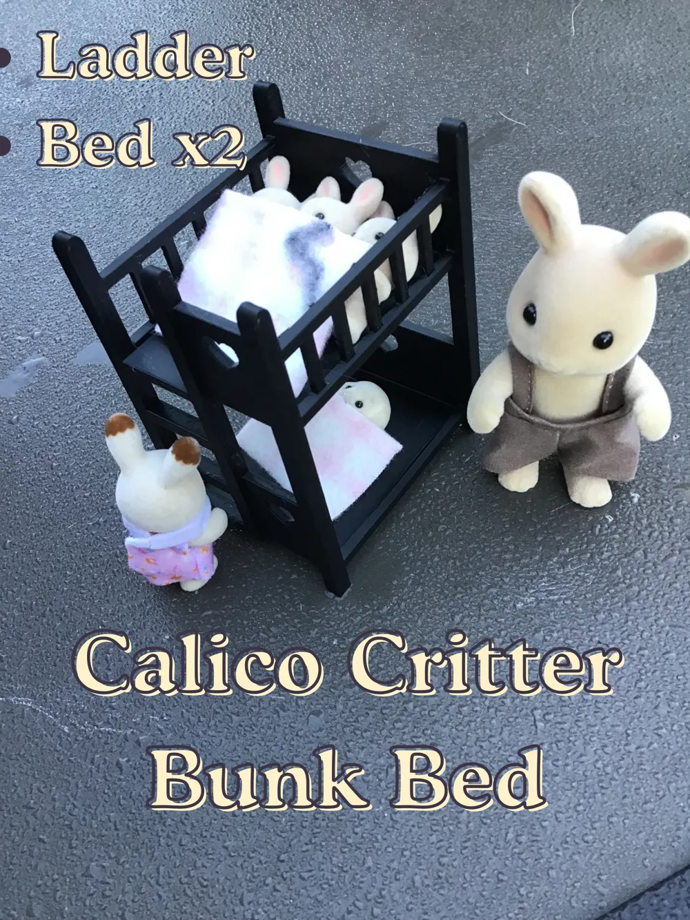 Calico Critter Bunk Bed - Free 3D Print Model - MakerWorld