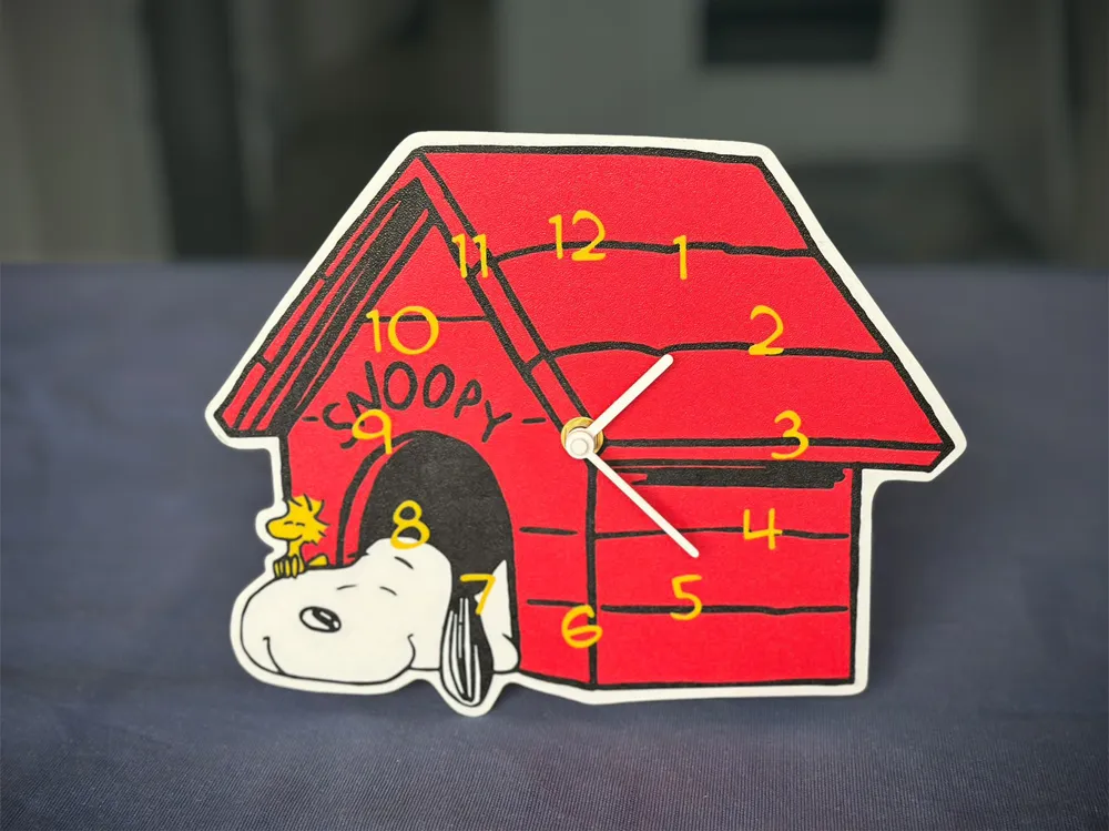 Snoopy Wall Clock by shamix3d - MakerWorld