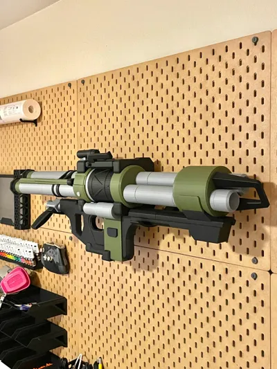 Halo M41 Rocket Launcher aka Jackhammer / SPNKr - Free 3D Print Model ...