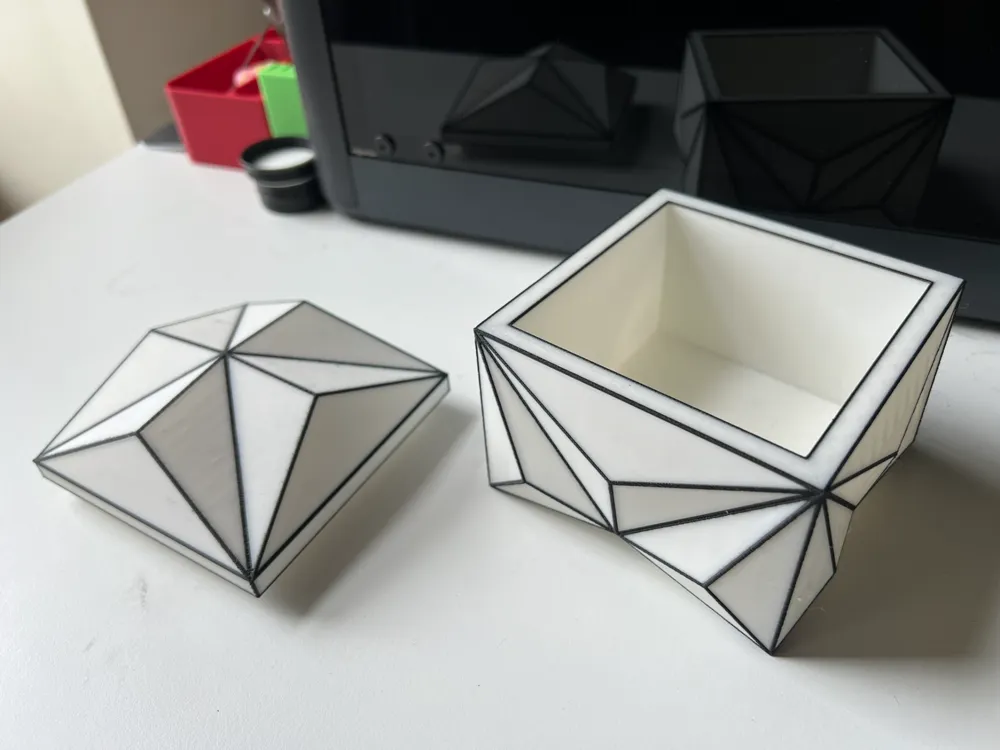 Cubist Polygon Box by Moarti MakerWorld: Download Free 3D Models