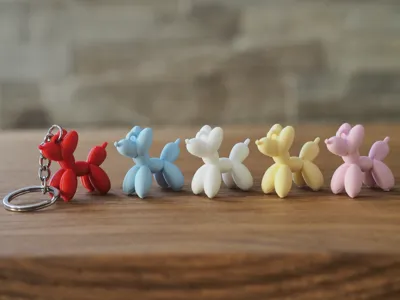 Dog Keychain by 3D.King MakerWorld: Download Free 3D Models