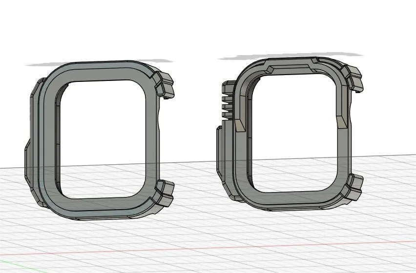 fallout pipboy style apple watch ultra case V2 - Free 3D Print Model ...