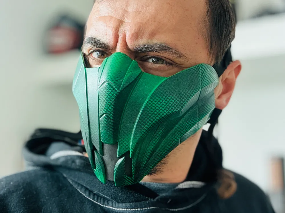 Reptile mask from Mortal Kombat 1 - MKX Remastered - Free 3D Print ...
