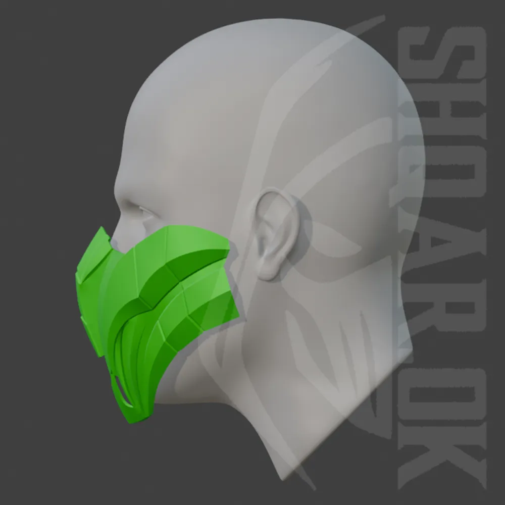 Reptile mask from Mortal Kombat 1 - MKX Remastered - Free 3D Print ...