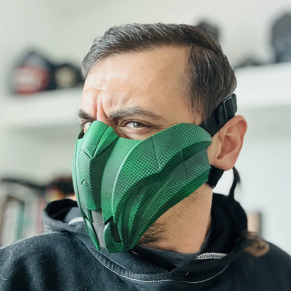 Reptile mask from Mortal Kombat 1 - MKX Remastered - Free 3D Print ...