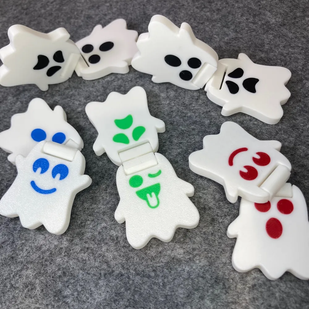 Halloween Ghost Flip and Slip Fidget Toy (38 mins) - Free 3D Print ...