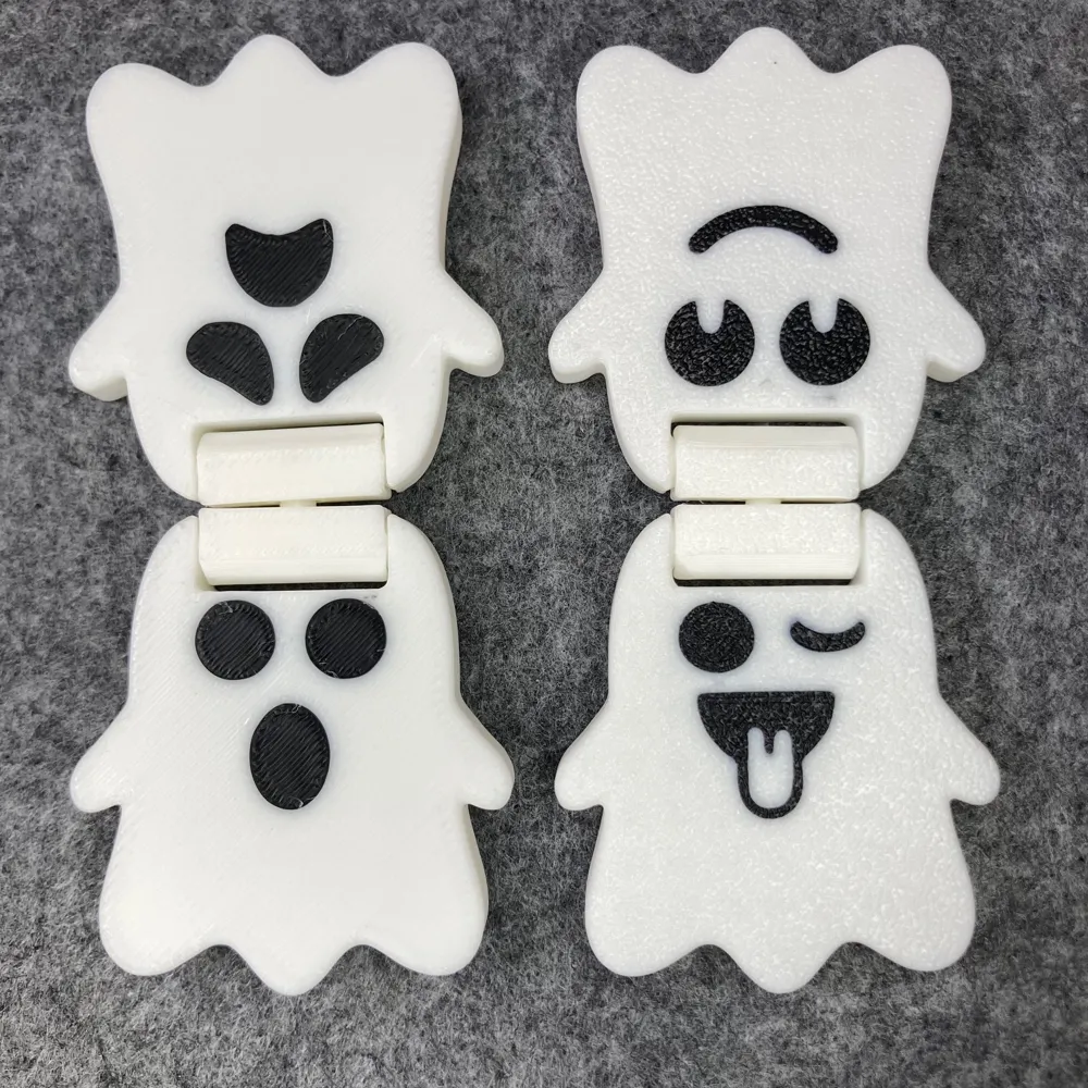 Halloween Ghost Flip and Slip Fidget Toy (38 mins) - Free 3D Print ...