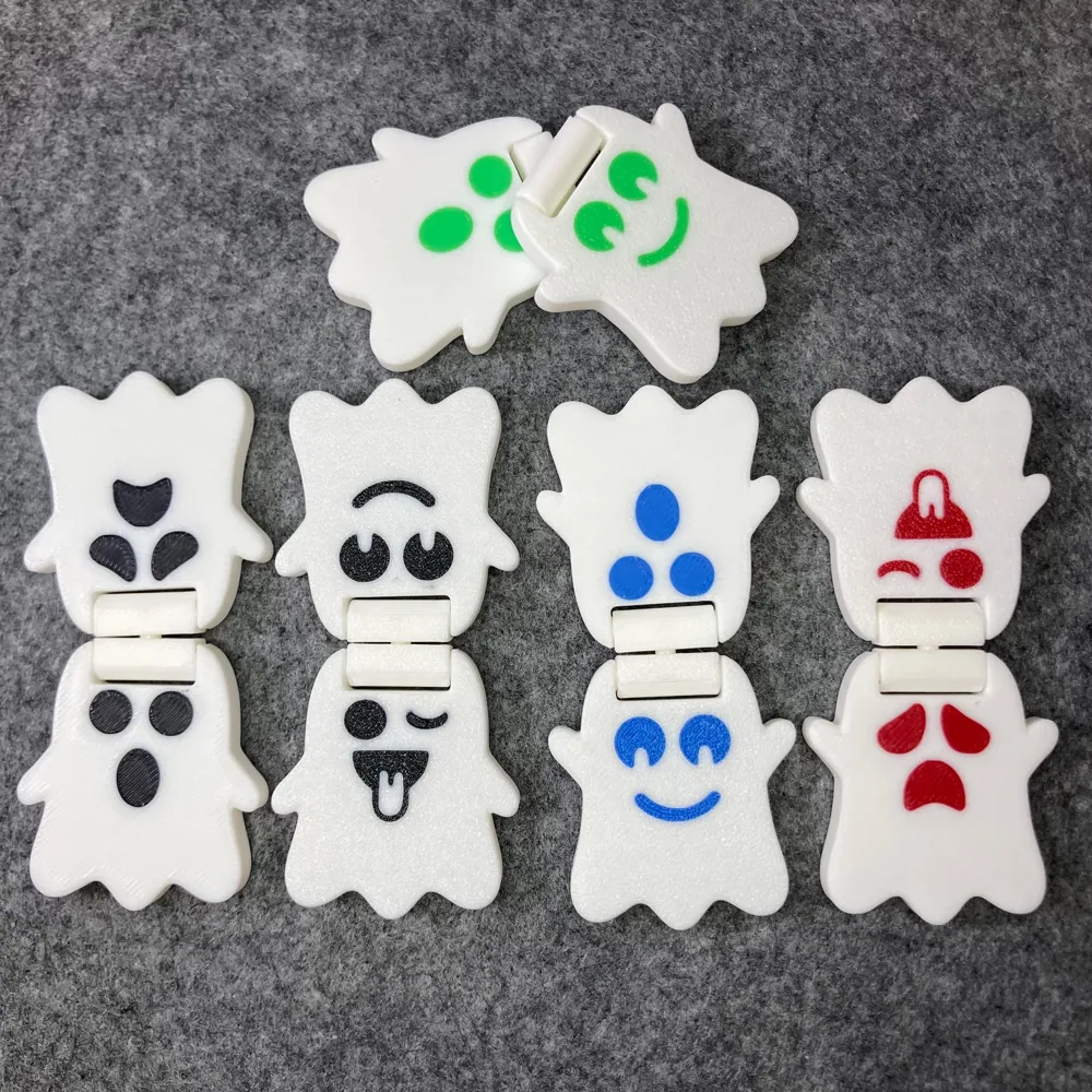 Halloween Ghost Flip and Slip Fidget Toy (38 mins) - Free 3D Print ...