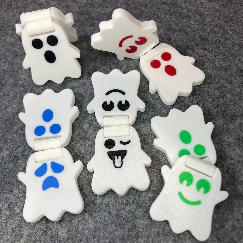 Halloween Ghost Flip and Slip Fidget Toy (38 mins) - Free 3D Print ...