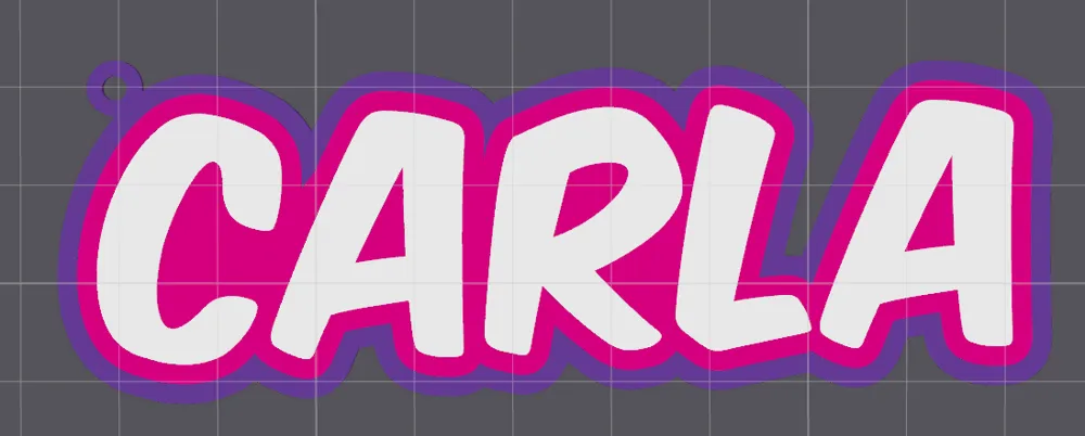 Keychain ITALIAN NAME Multicolor with AMS - Portachiavi NOMI ITALIANI ...