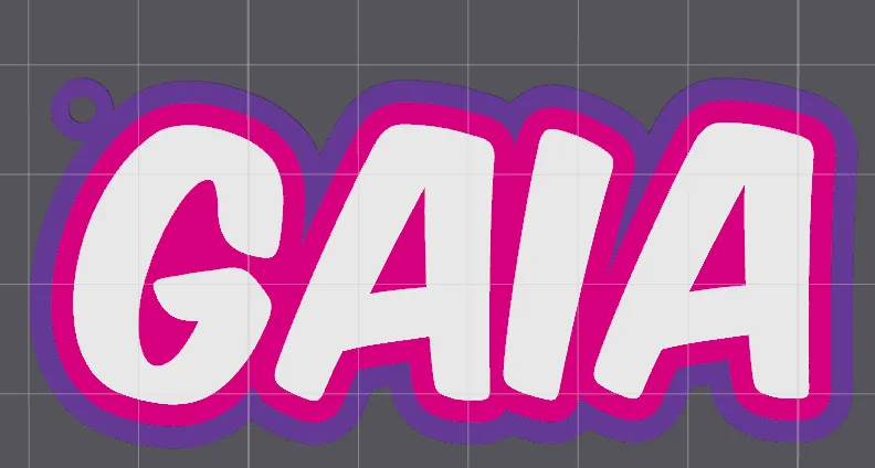 Keychain ITALIAN NAME Multicolor with AMS - Portachiavi NOMI ITALIANI ...