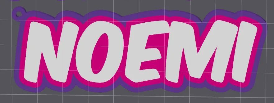 Keychain ITALIAN NAME Multicolor with AMS - Portachiavi NOMI ITALIANI ...