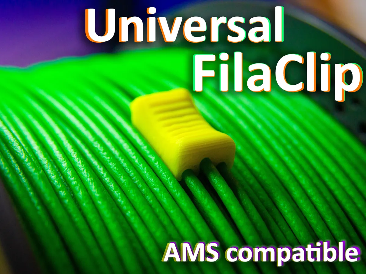 Universal FilaClip - Free 3D Print Model - MakerWorld