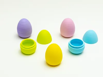 Easter Surprise Egg 55mm (Threaded) - Free 3D Print Model - MakerWorld