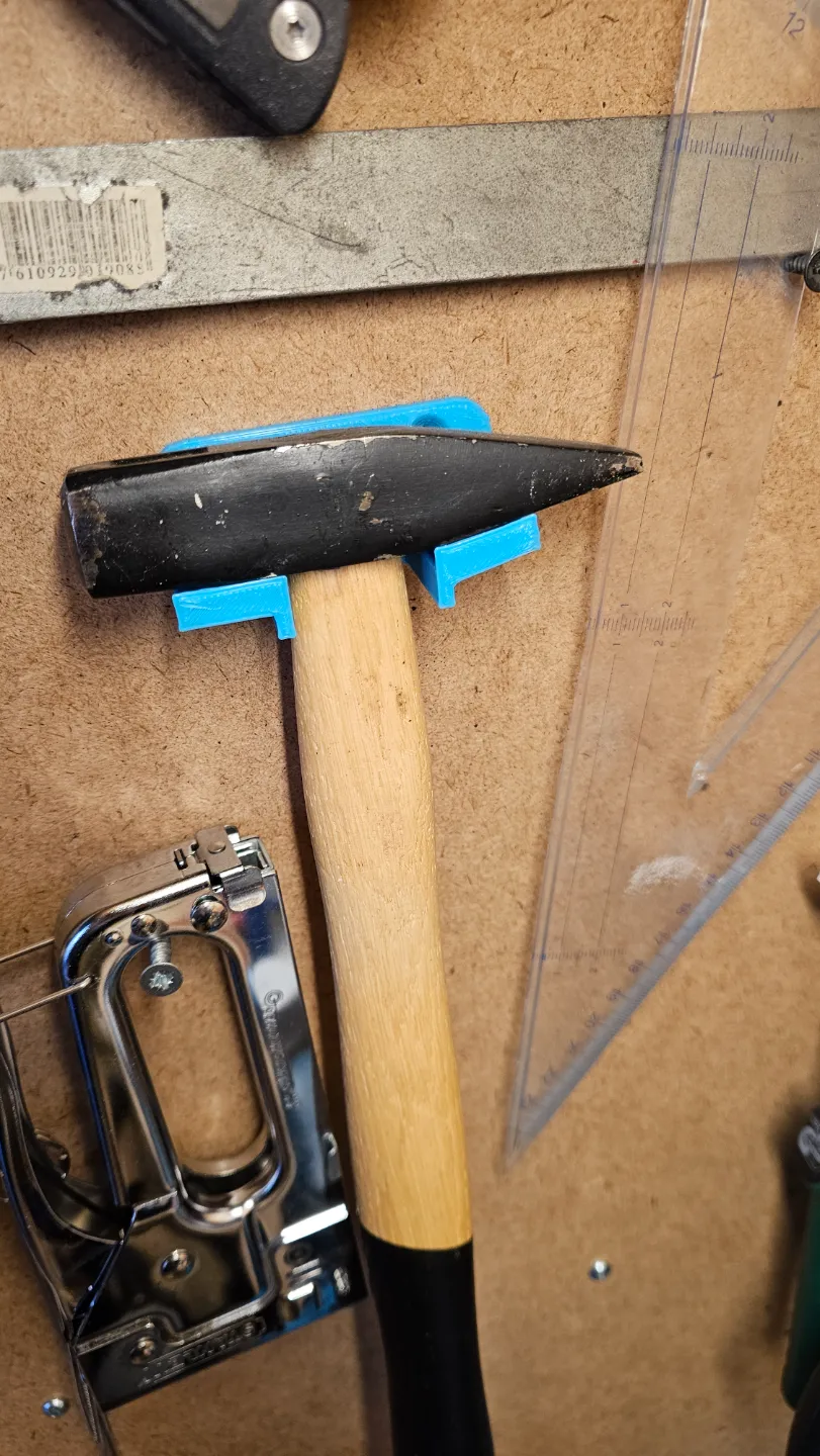 Hammer holder (wall) by d.haze - MakerWorld