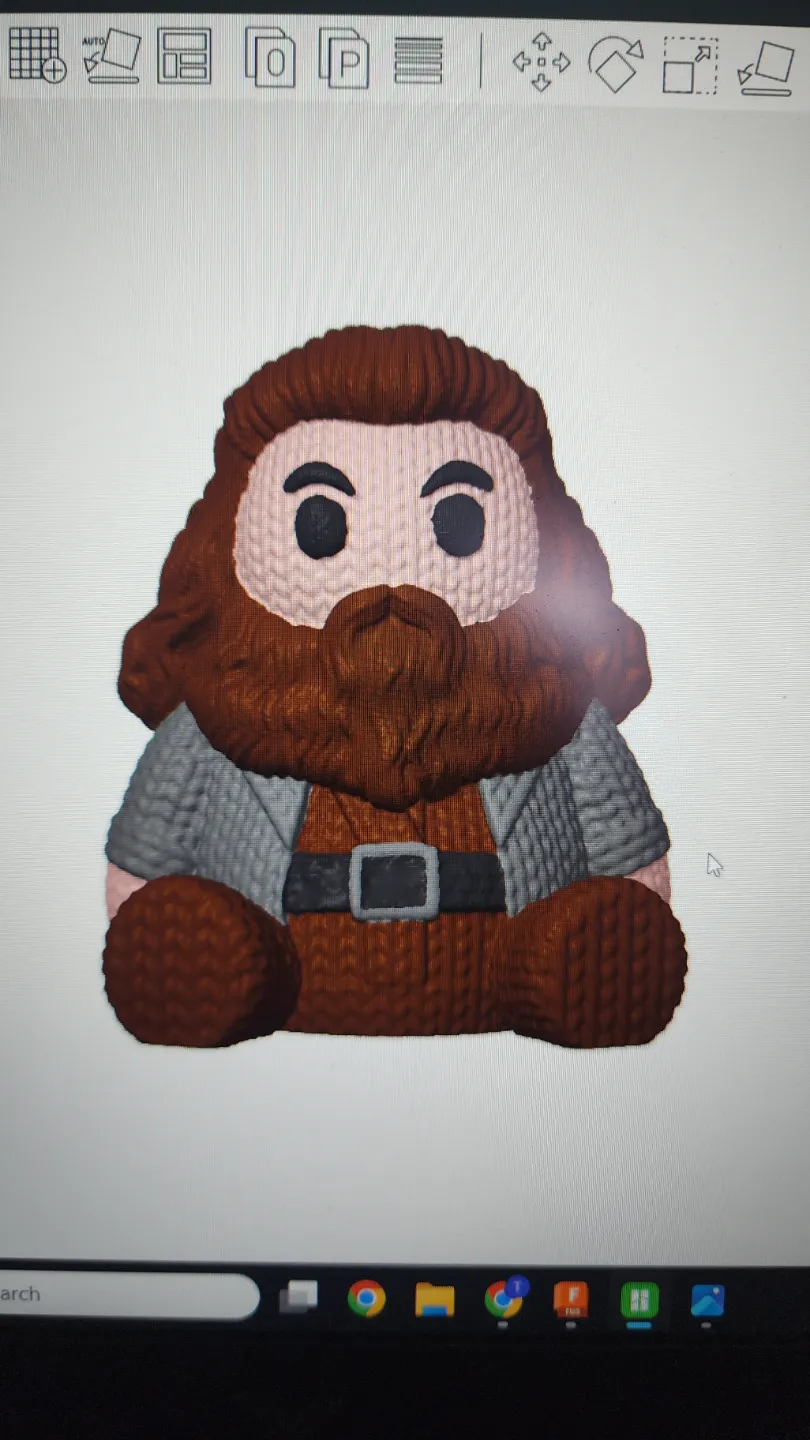 Knitted Hagrid by Shaggys3D - MakerWorld