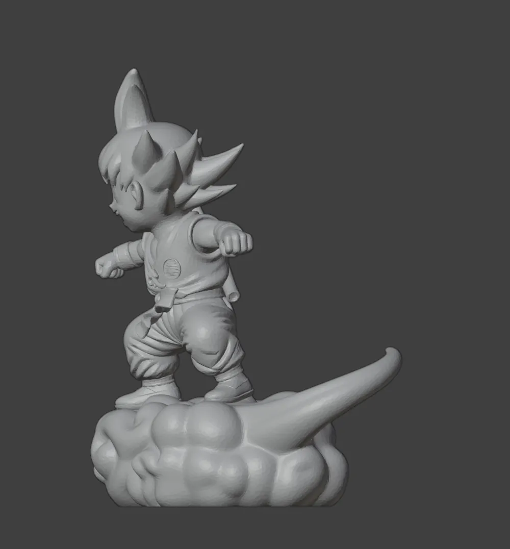 Goku on Flying Nimbus (Dragon Ball) - Free 3D Print Model - MakerWorld