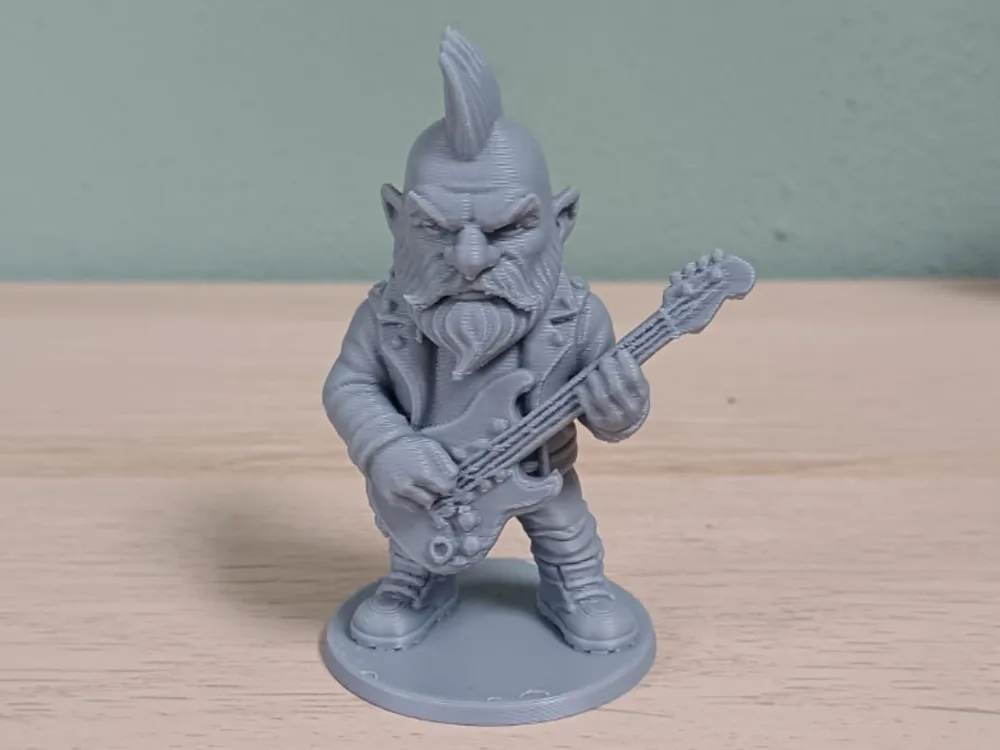 Punk Rock Gnome with Electric Guitar by Koffiekoek MakerWorld: Download ...