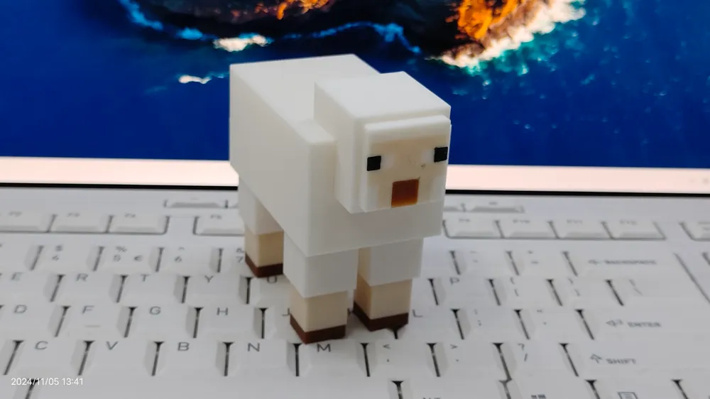 Minecraft: Sheep by 灰鸟岩 MakerWorld: Download Free 3D Models