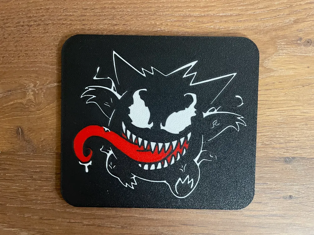 Gengar Venom / Pokemon / Wall Art / 2d art / sign by 3D Prints This ...