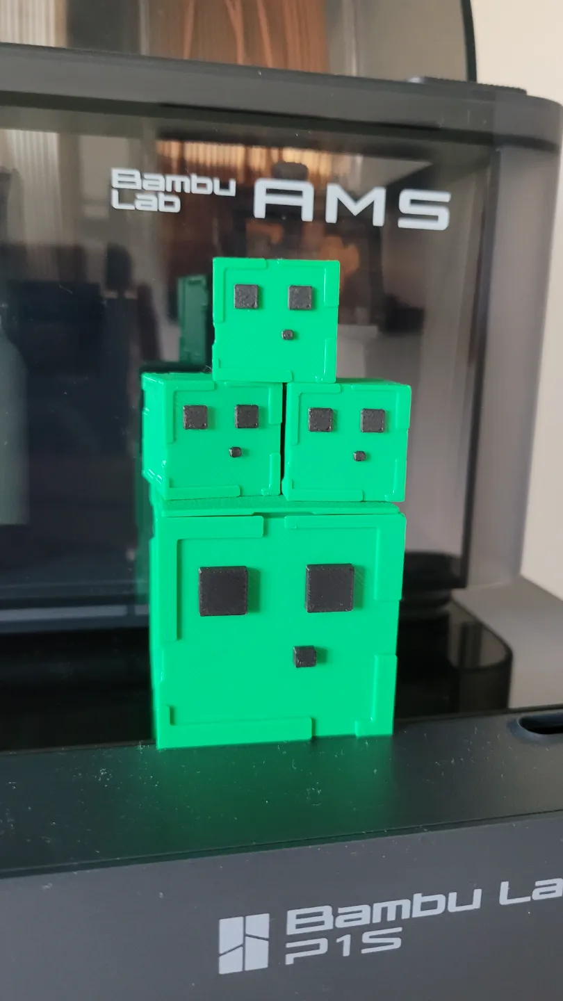 Slime minecraft russian doll by Tolochi - MakerWorld