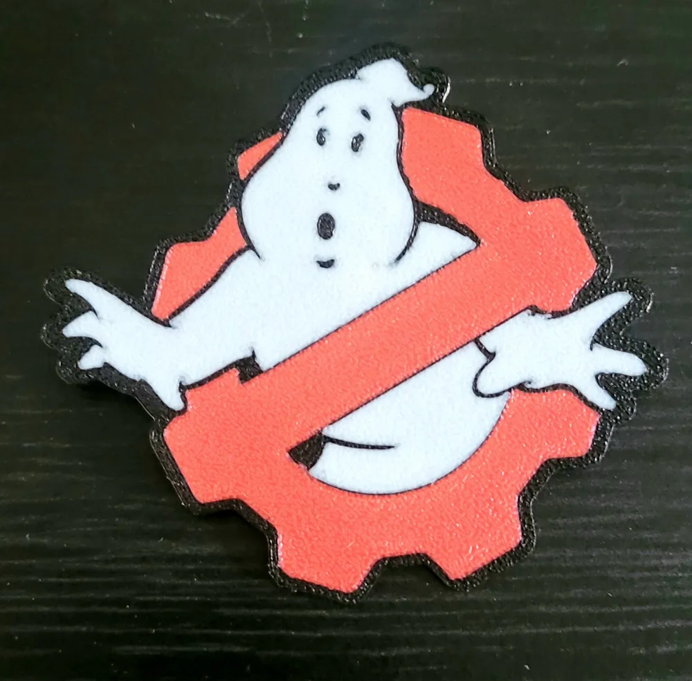 Ghostbusters Paranormal Research Badge by Smithingtons - MakerWorld