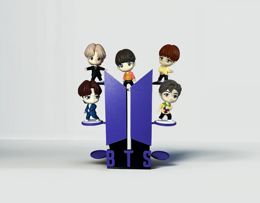 BTS STAND - Free 3D Print Model - MakerWorld